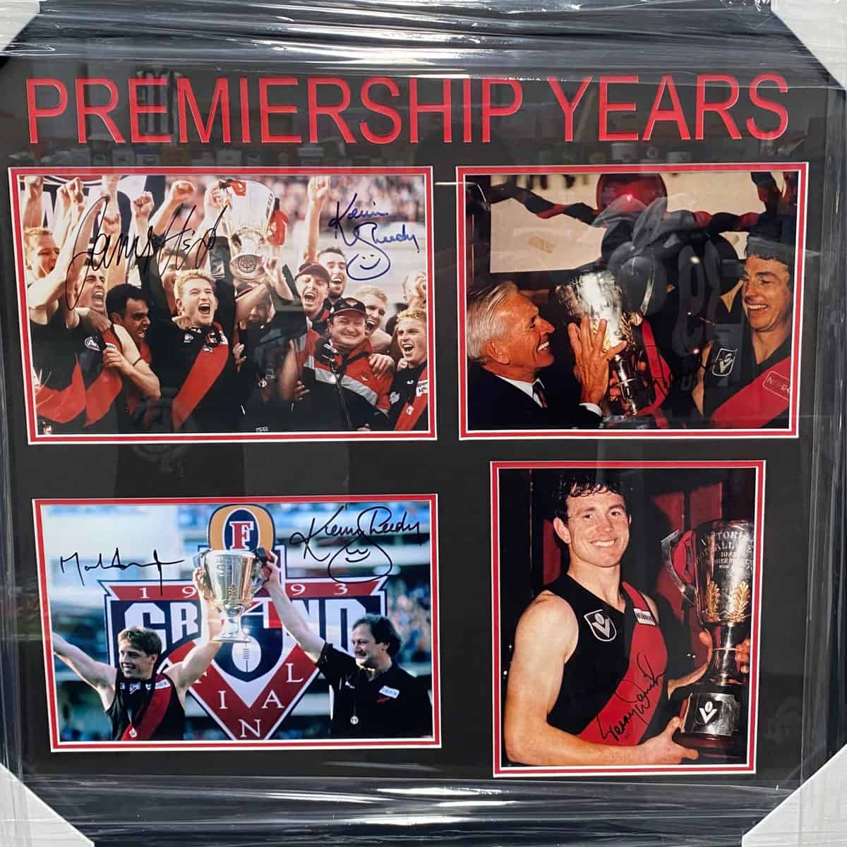 Essendon Signed Premiership Collage - Authentic Autographs & Events ...