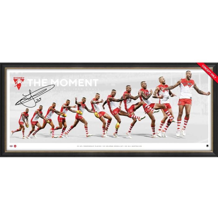 Sydney Lance Buddy Franklin 1000 Goals Signed Time-Lapse - Authentic ...