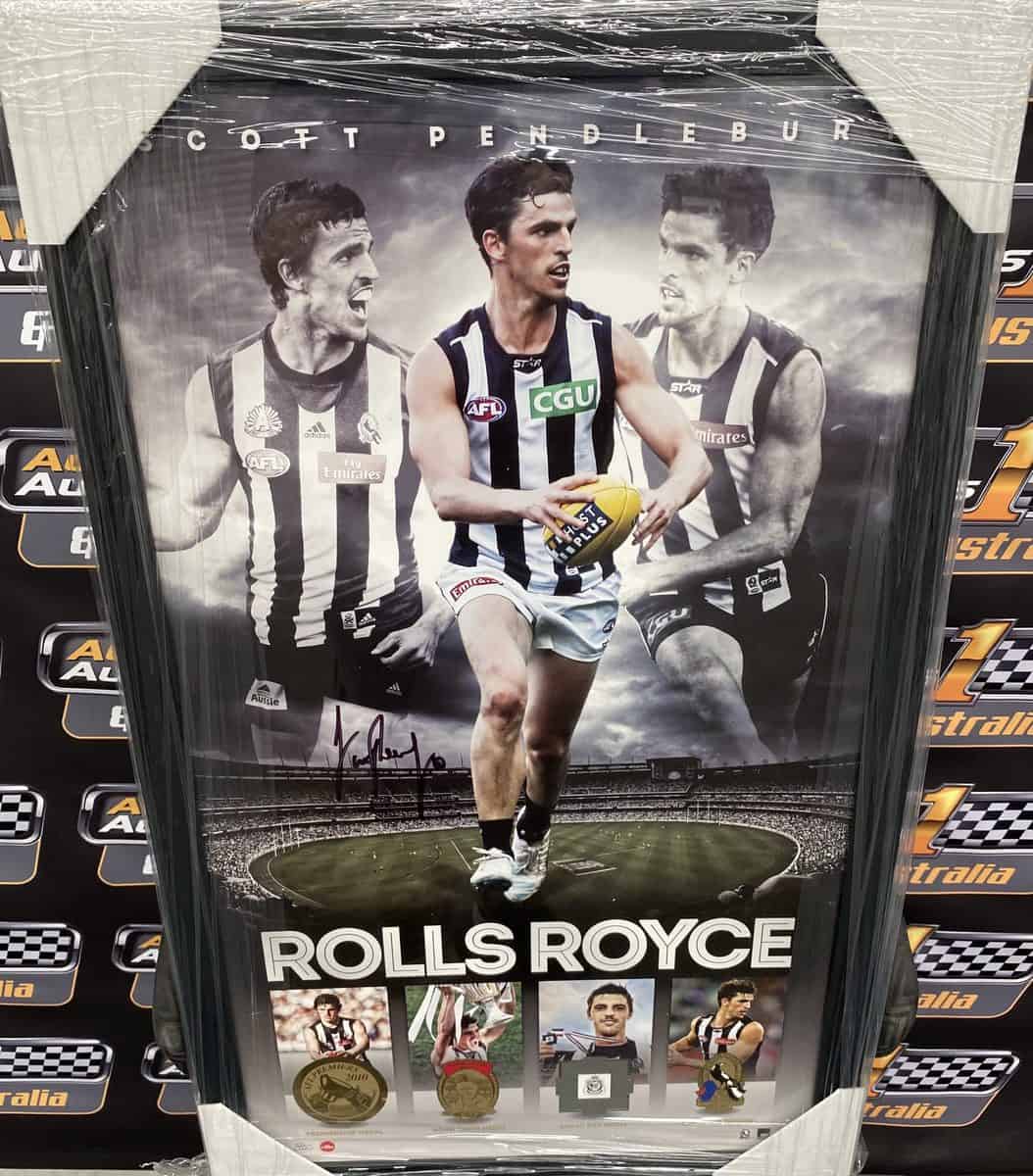 Pendlebury Signed Rolls Royce Print - Authentic Autographs & Events ...