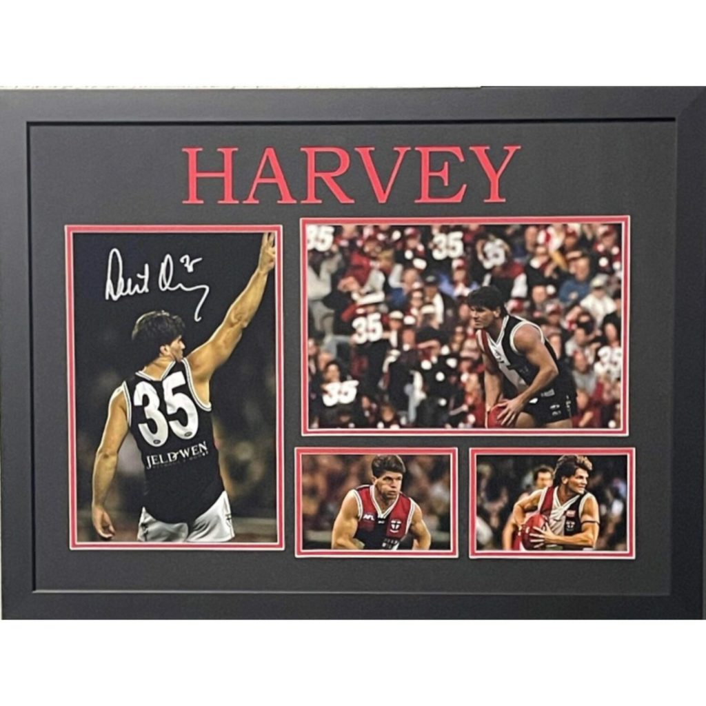 St Kilda Robert Harvey Signed Collage - Authentic Autographs & Events ...