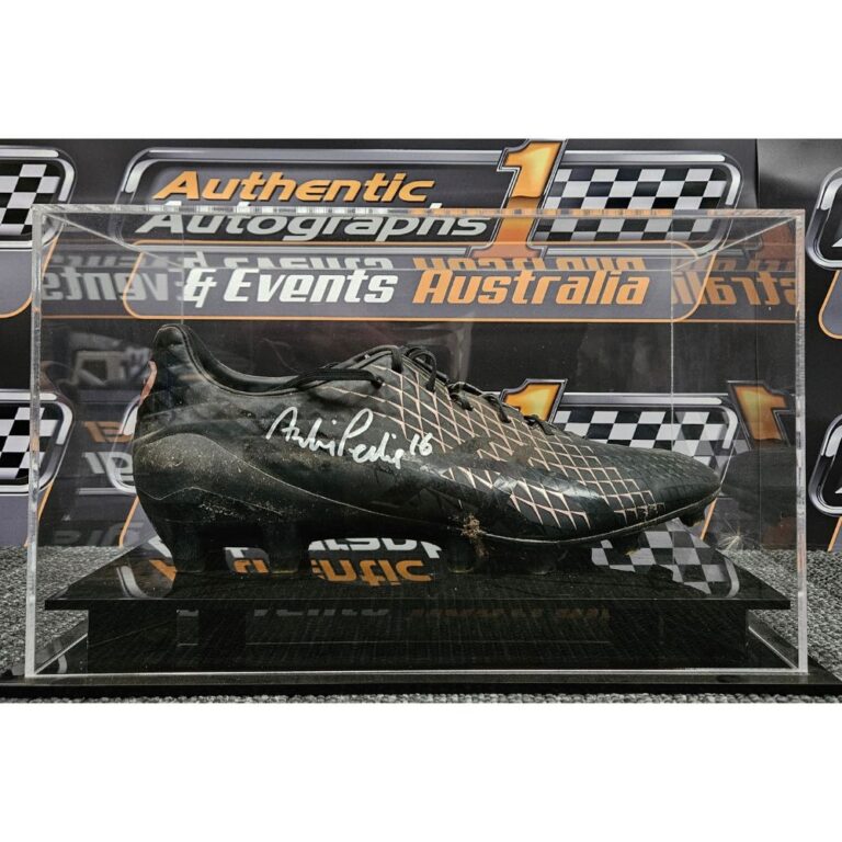 Essendon Archie Perkins Signed Match Worn Boot - Authentic Autographs ...