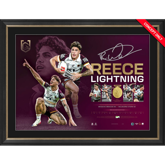 Broncos Reece Walsh Signed Lithograph - Authentic Autographs & Events ...